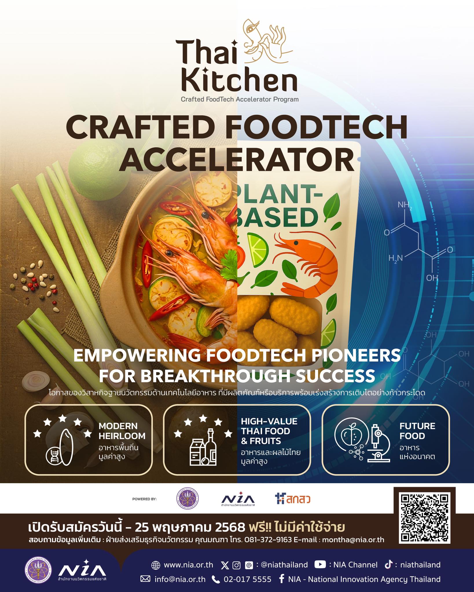 เปิดรับสมัคร Thai Kitchen: Crafted Food Tech Accelerator Program ...